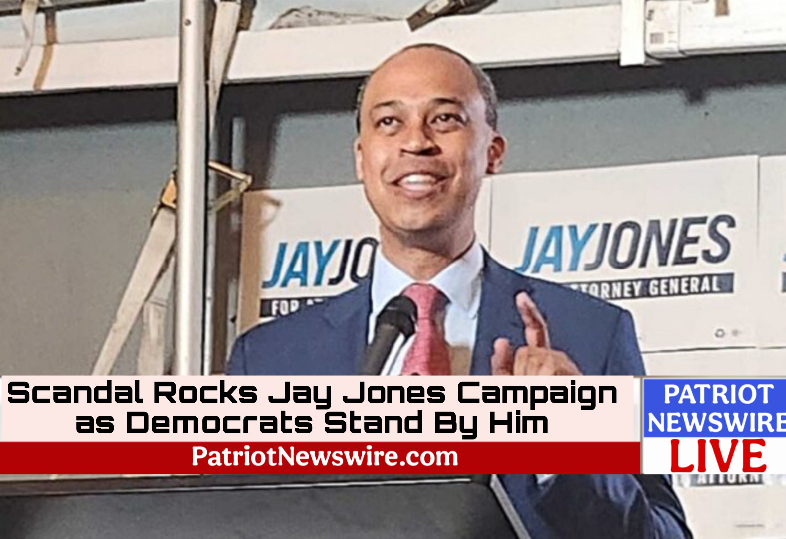 Scandal Rocks Jay Jones Campaign as Democrats Stand By Him - Patriot ...